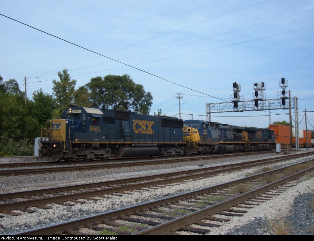 CSX 8663, 321 & 5279